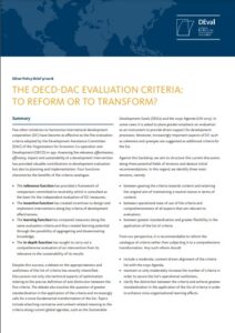 OECD DAC Criteria - Sambodhi